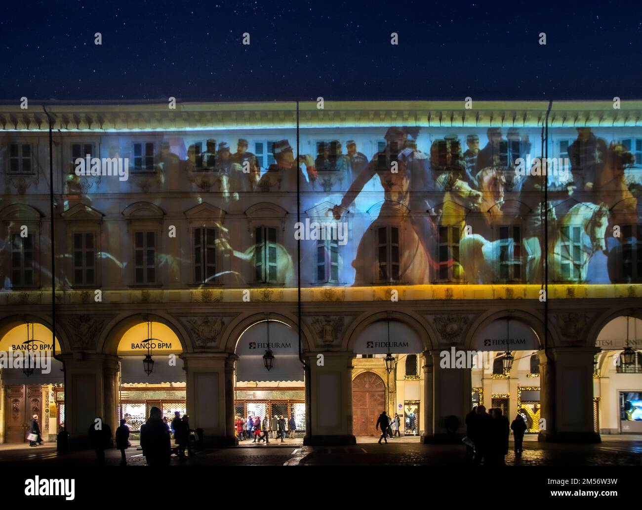 Turin, Italy. 26th Dec 2022. Italy Piedmont Turin Piazza San Carlo ...