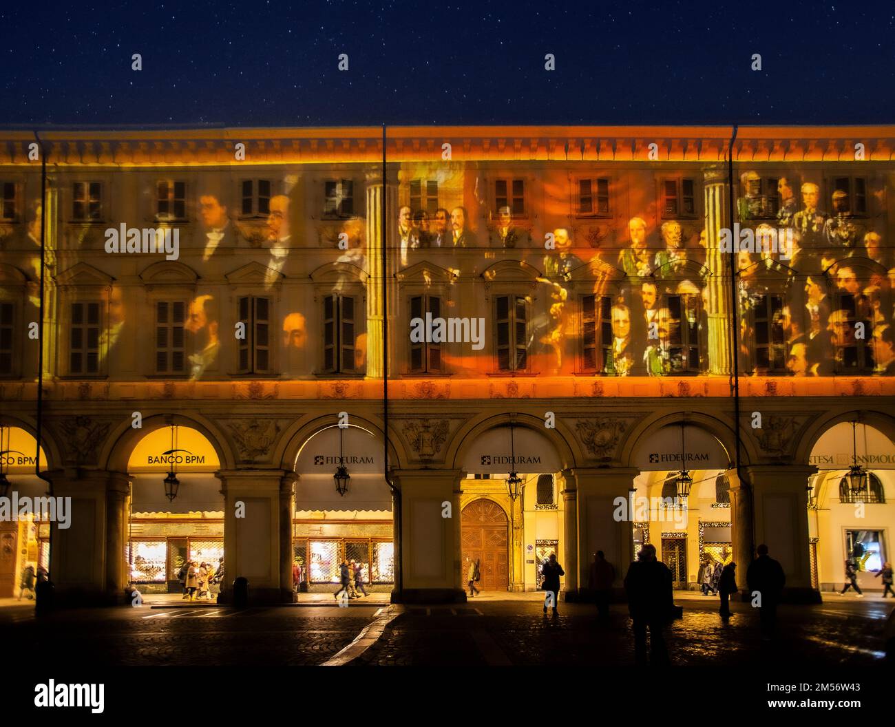 Turin, Italy. 26th Dec 2022. Italy Piedmont Turin Piazza San Carlo ...