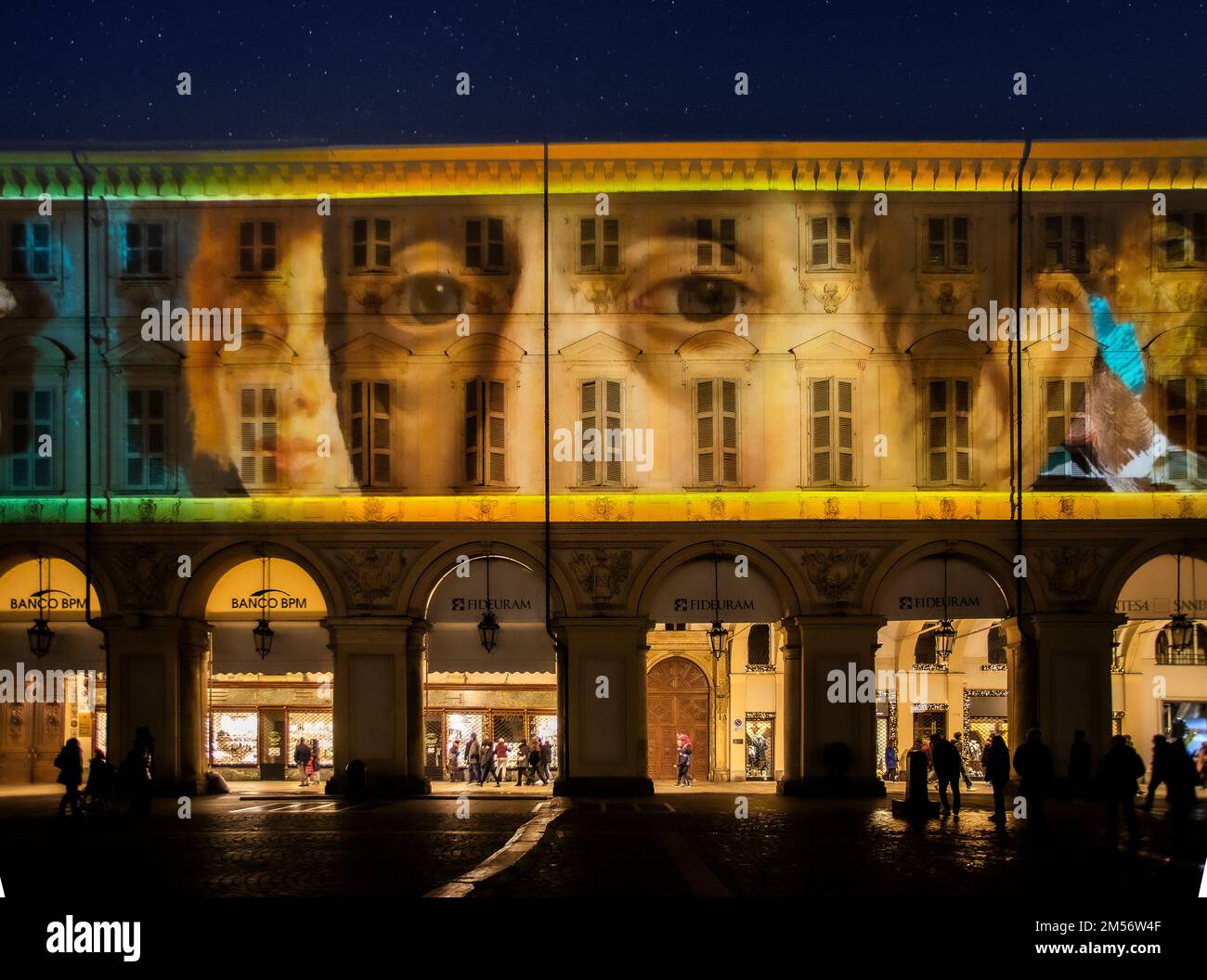 Turin, Italy. 26th Dec 2022. Italy Piedmont Turin Piazza San Carlo ...