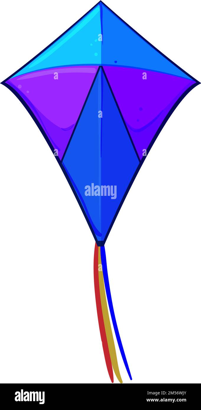 fly kite sky cartoon vector illustration Stock Vector Image & Art - Alamy