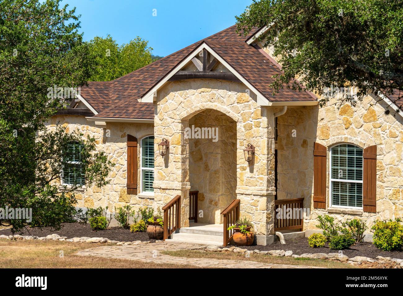 the front view of a home Stock Photo - Alamy