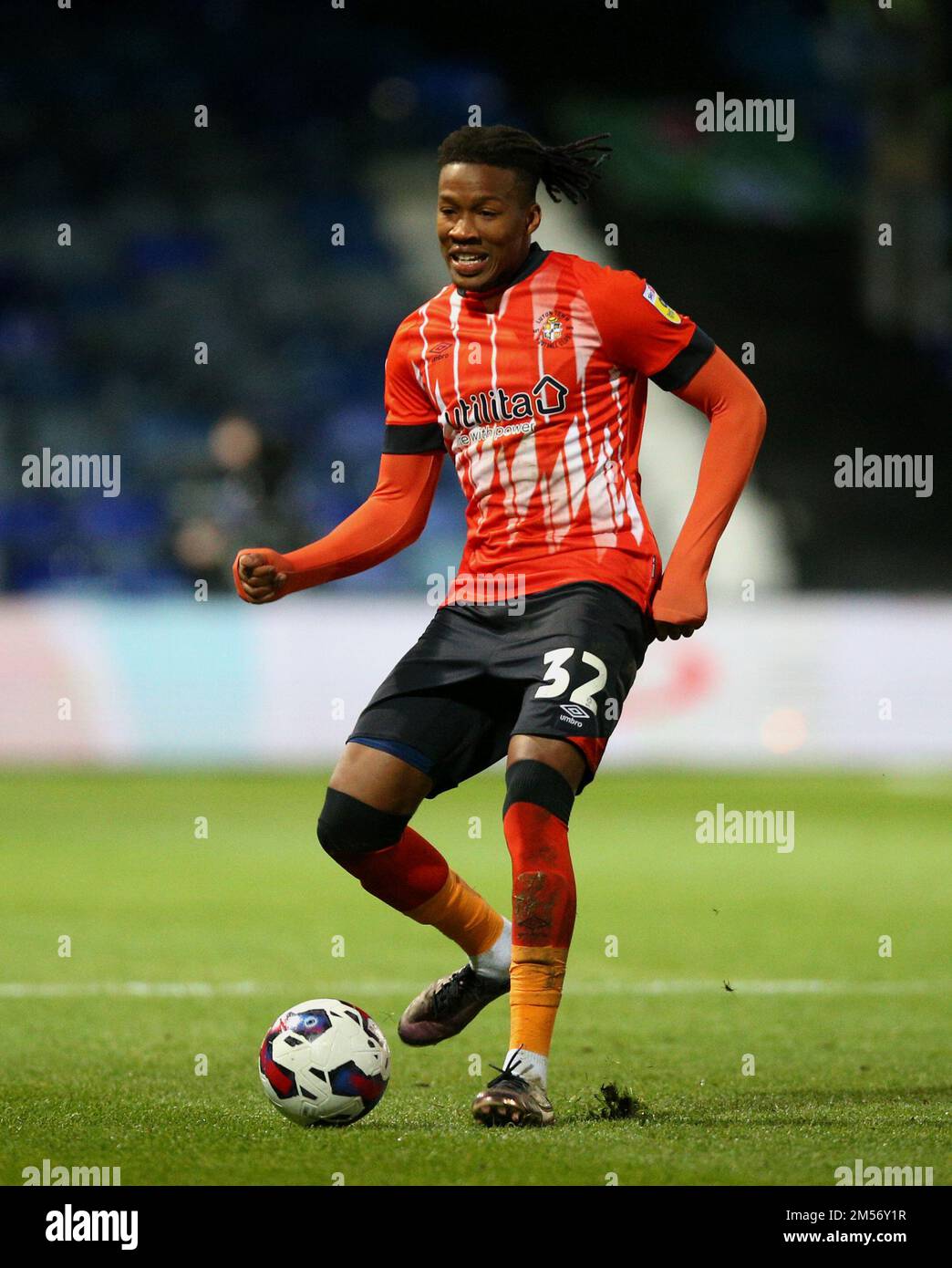 Luton Town's Gabriel Osho during the Sky Bet Championship match at ...