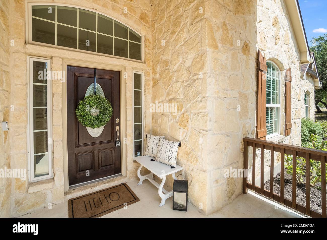 the front view of a home Stock Photo - Alamy
