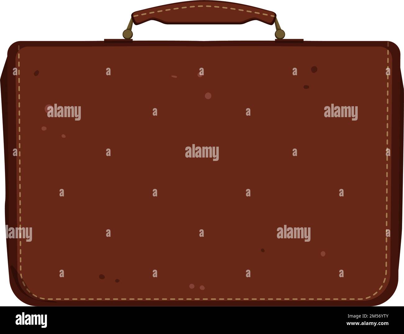 leather business bag cartoon vector illustration Stock Vector Image ...