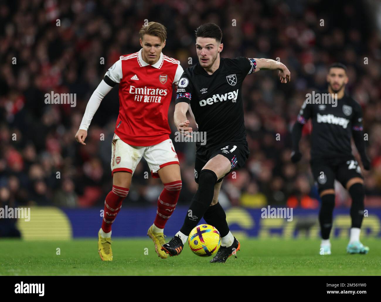 Odegaard arsenal west ham 2022 hi-res stock photography and images - Alamy