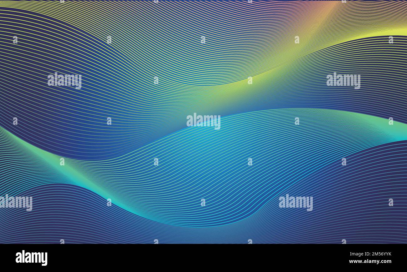 The 2d curves in different shades of blue Stock Vector Image & Art - Alamy