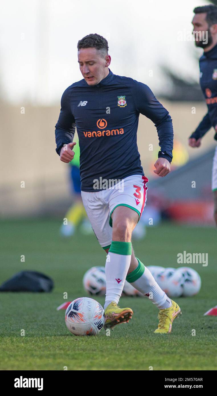 Wrexham, Wrexham County Borough, Wales. 26th December 2022. Wrexham's ...