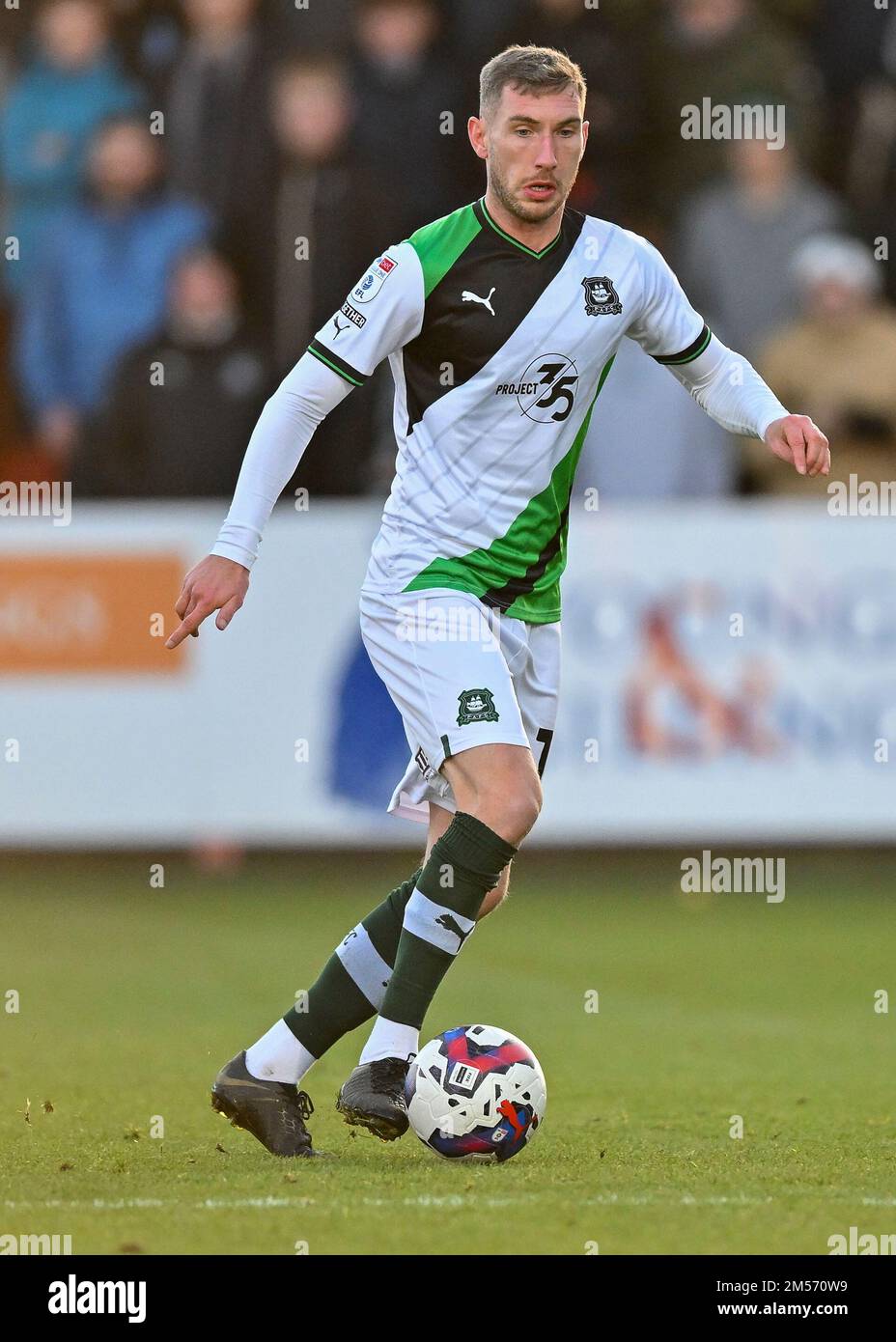 Plymouth Argyle midfielder Danny Mayor (10) during the Sky Bet League 1 ...