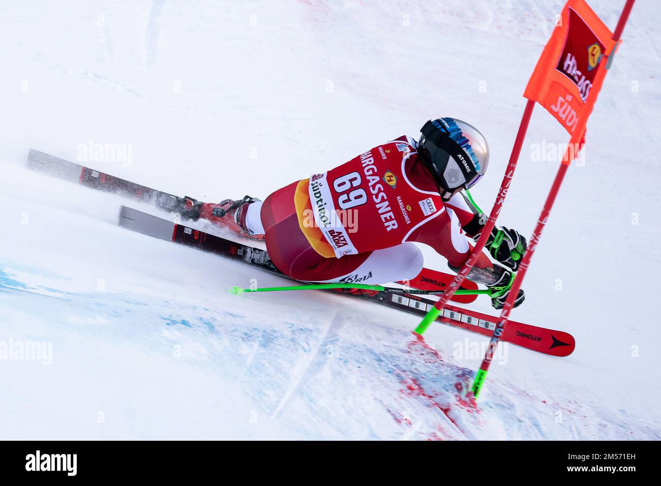 Alta Badia, Italy 18 December 2022. GSTREIN Fabio (Aut) competing in ...