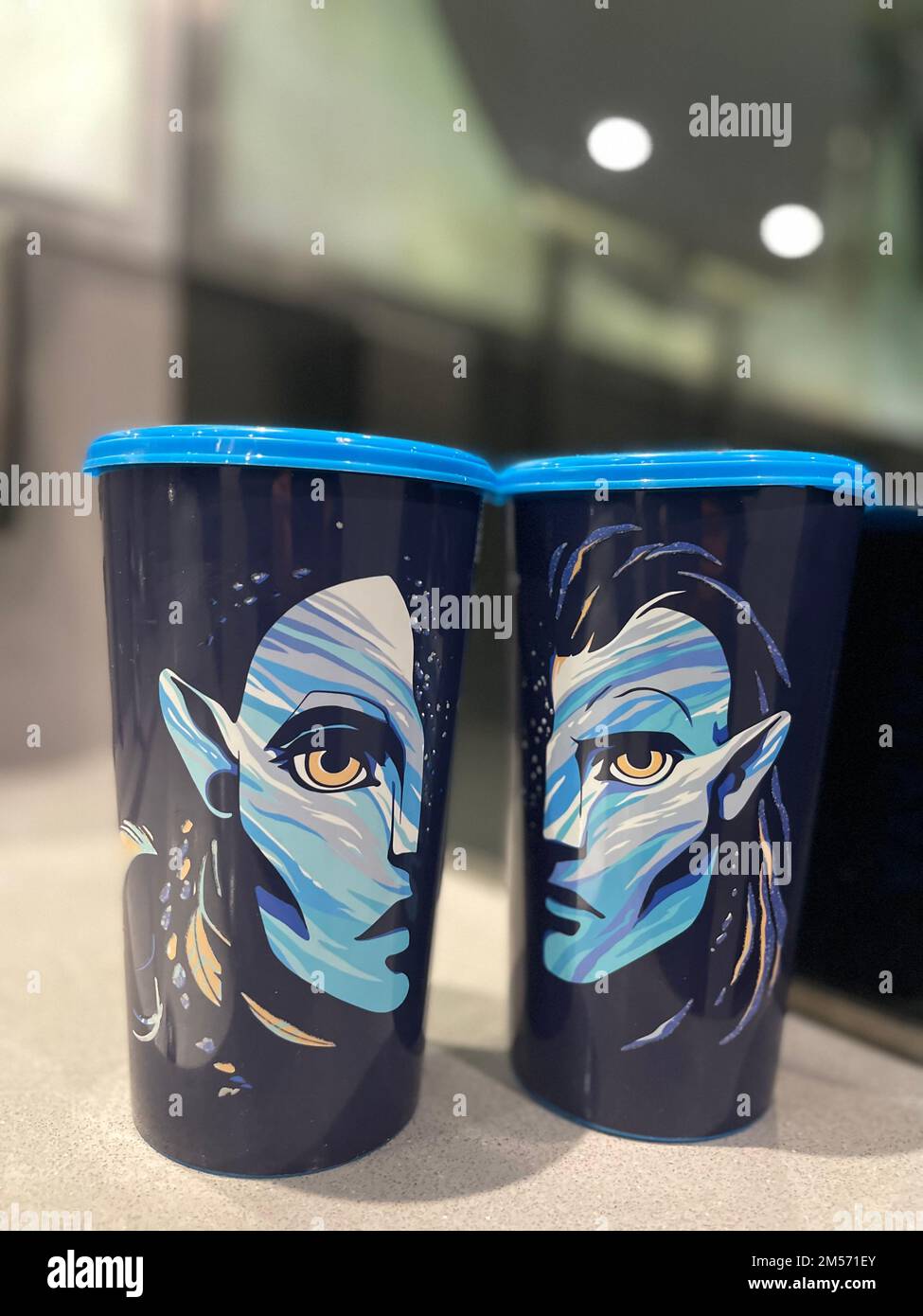 Avatar film costume hi-res stock photography and images - Alamy