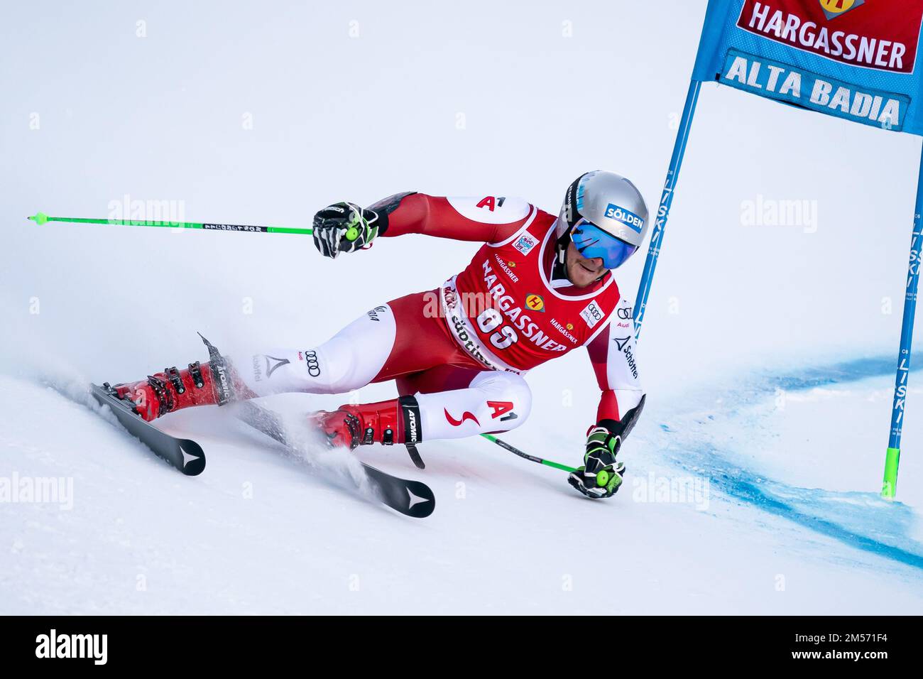 Alta Badia, Italy 18 December 2022. GSTREIN Fabio (Aut) competing in ...