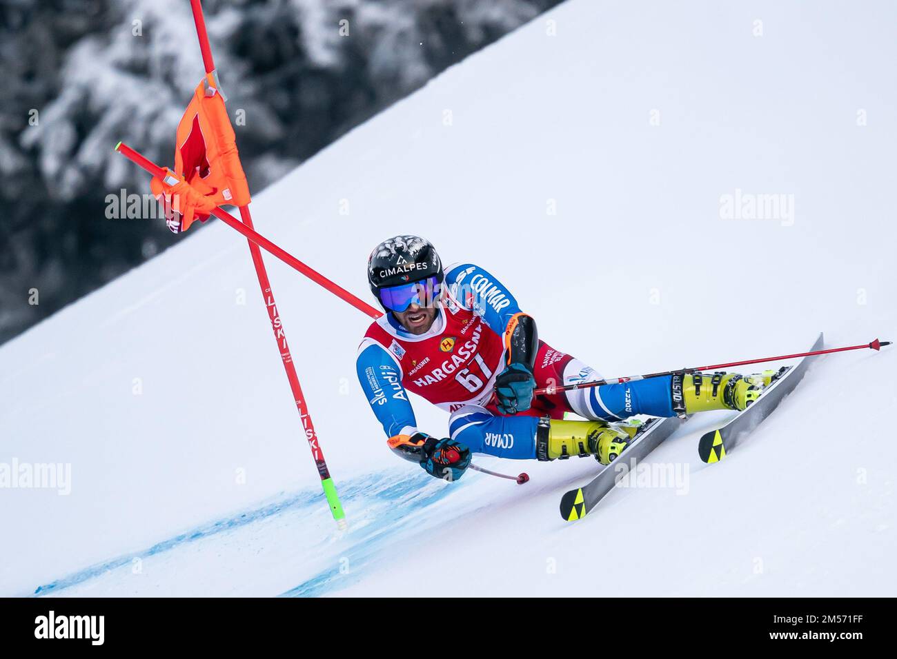 Alta Badia, Italy 18 December 2022. PARAND Loevan (Fra) competing in ...