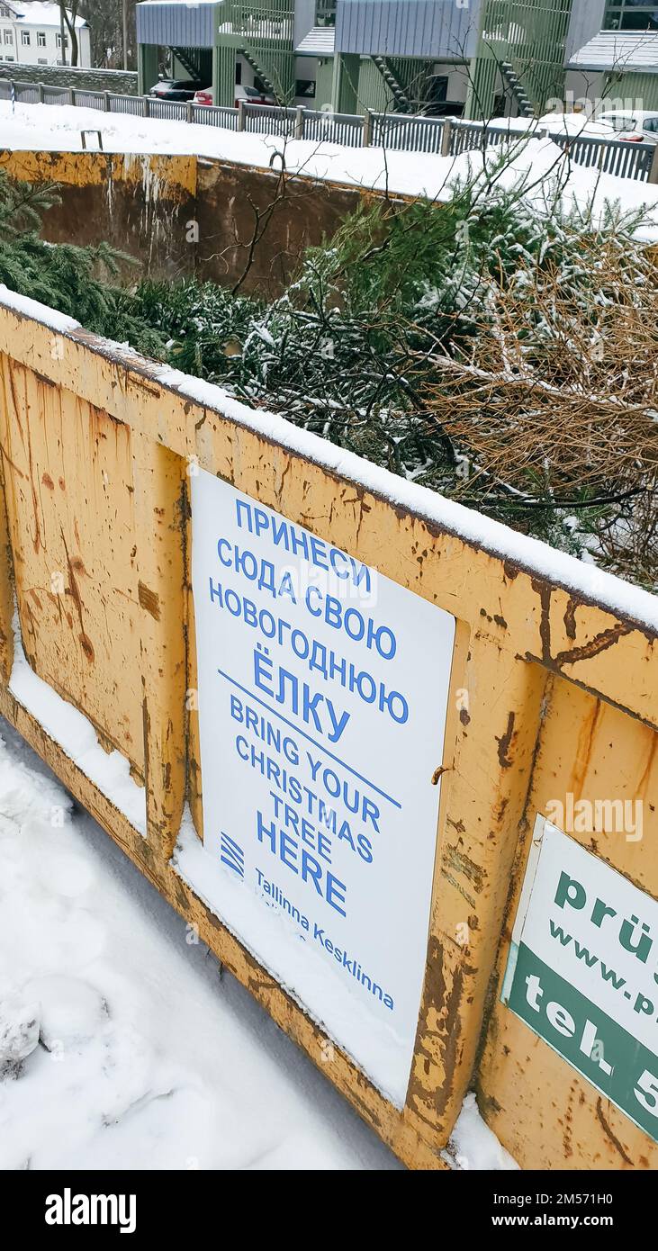 Composting christmas trees hi-res stock photography and images - Alamy