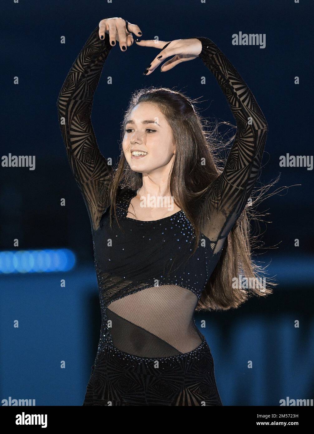 Rostelecom - Russian Figure Skating Championship 2022 at the Platinum Arena. Figure skater ...