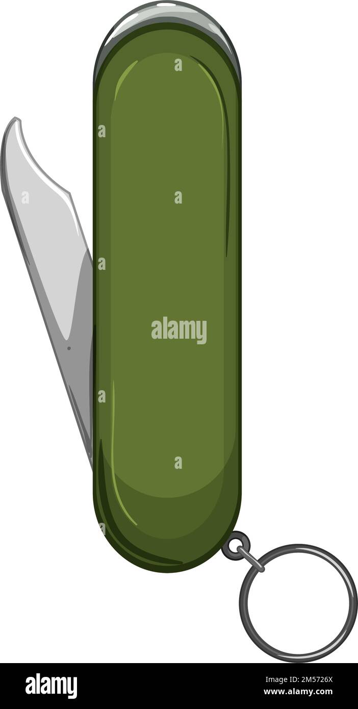 blade knife tool cartoon vector illustration Stock Vector Image & Art ...