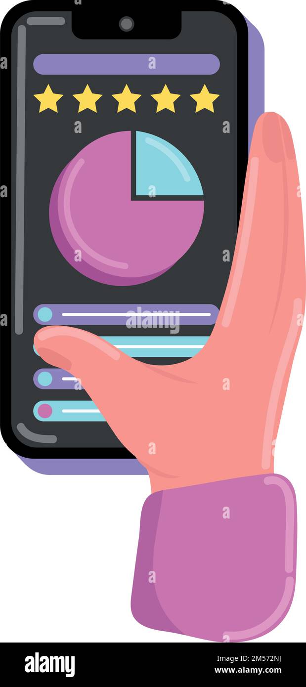 hand with phone marketing Stock Vector Image & Art - Alamy