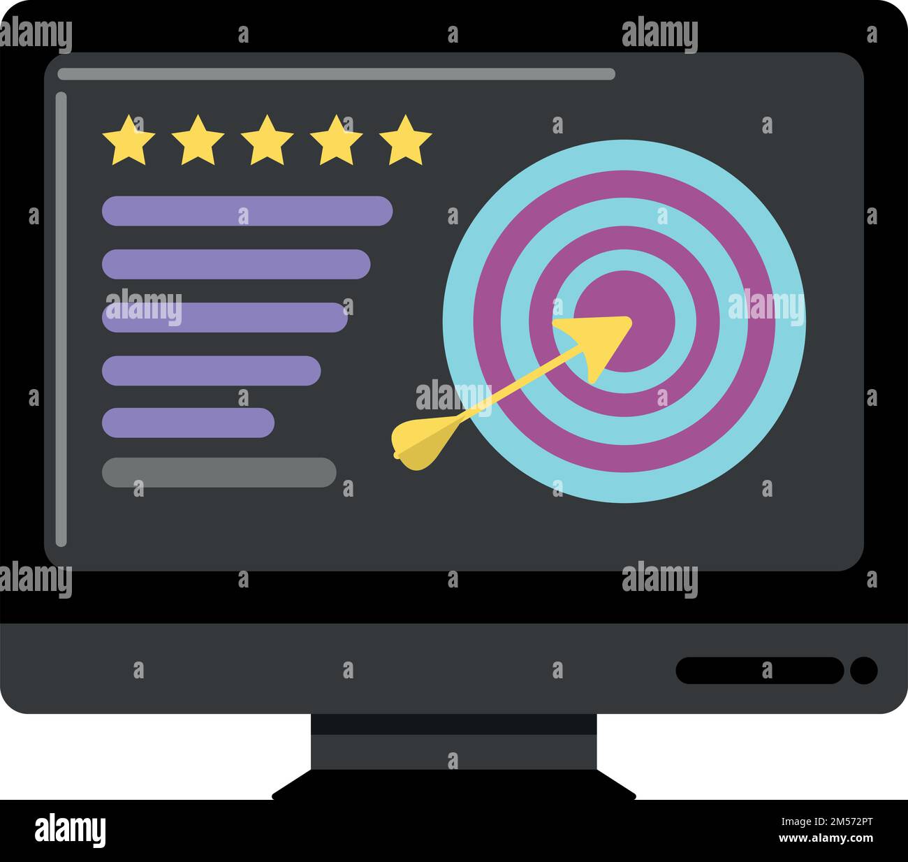 computer target and marketing Stock Vector Image & Art - Alamy