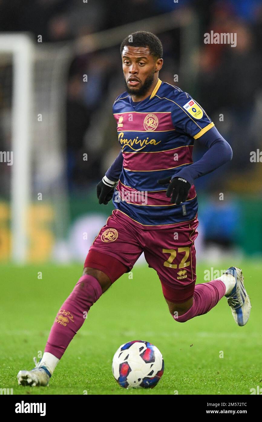 Cardiff, UK. 26th Dec, 2022. Kenneth Paal #22 of QPR during the Sky Bet ...