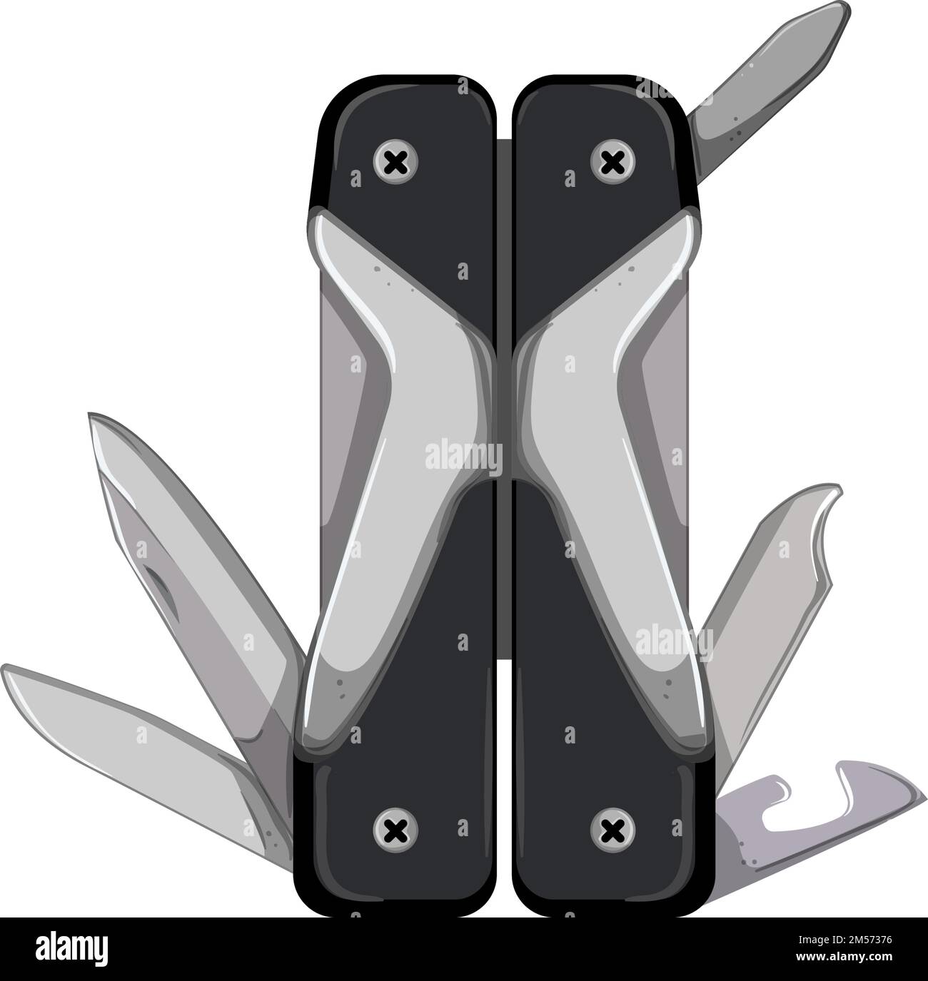 opener knife tool cartoon vector illustration Stock Vector Image & Art ...