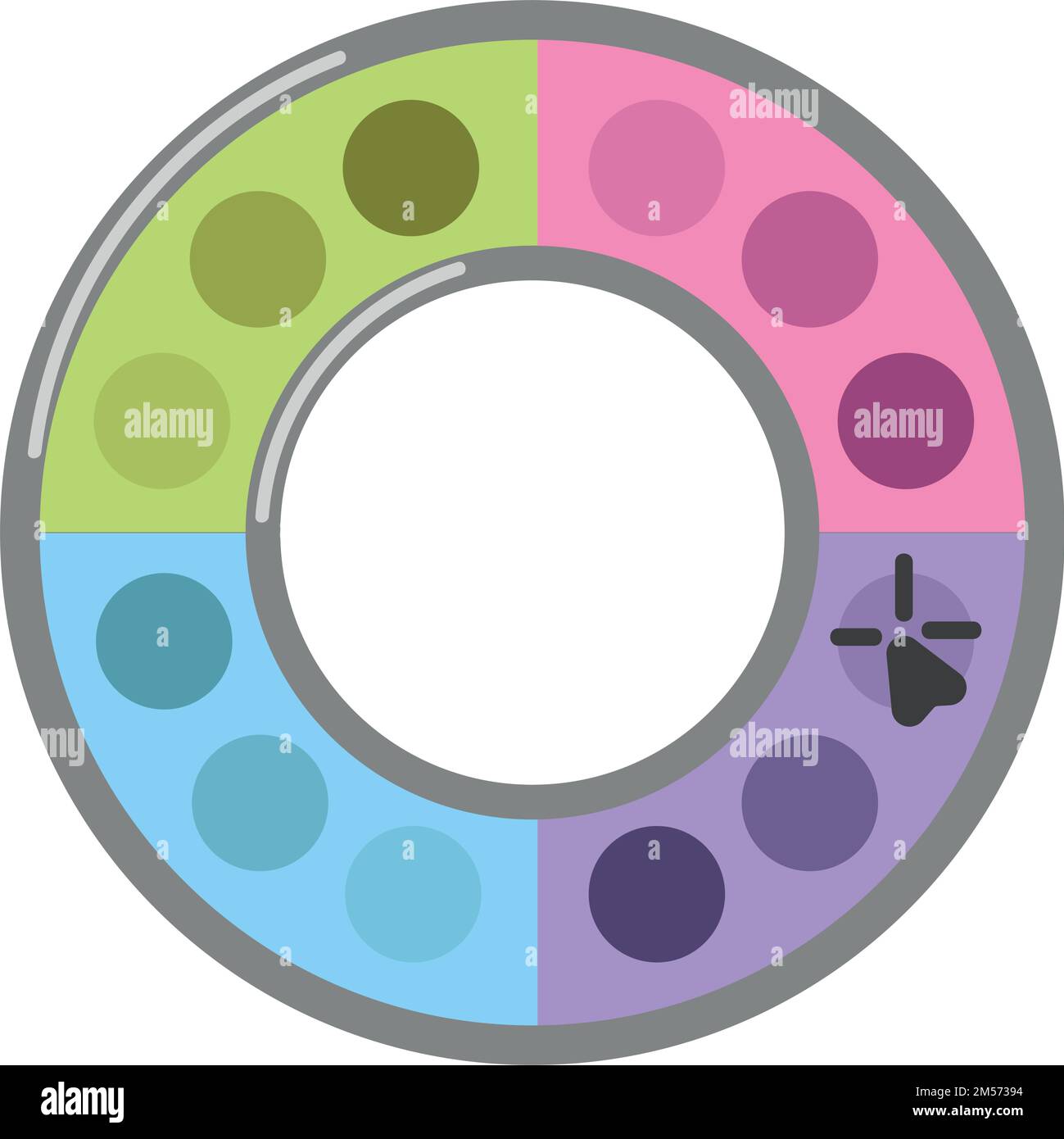 design color wheel Stock Vector Image & Art - Alamy