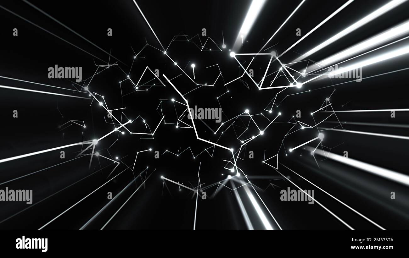 Abstract Plexus Technology Science And Engineering Background Stock ...