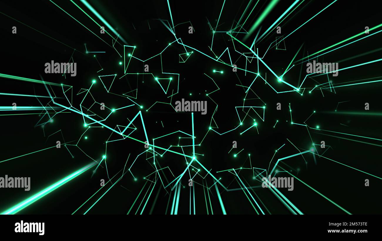 Abstract Plexus Technology Science And Engineering Background Stock ...