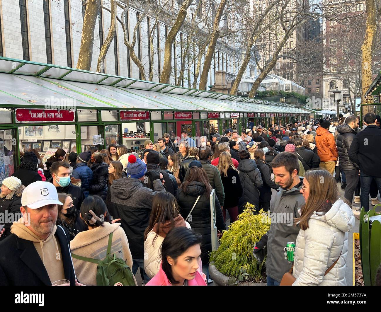 Holiday Shopping Crowd
