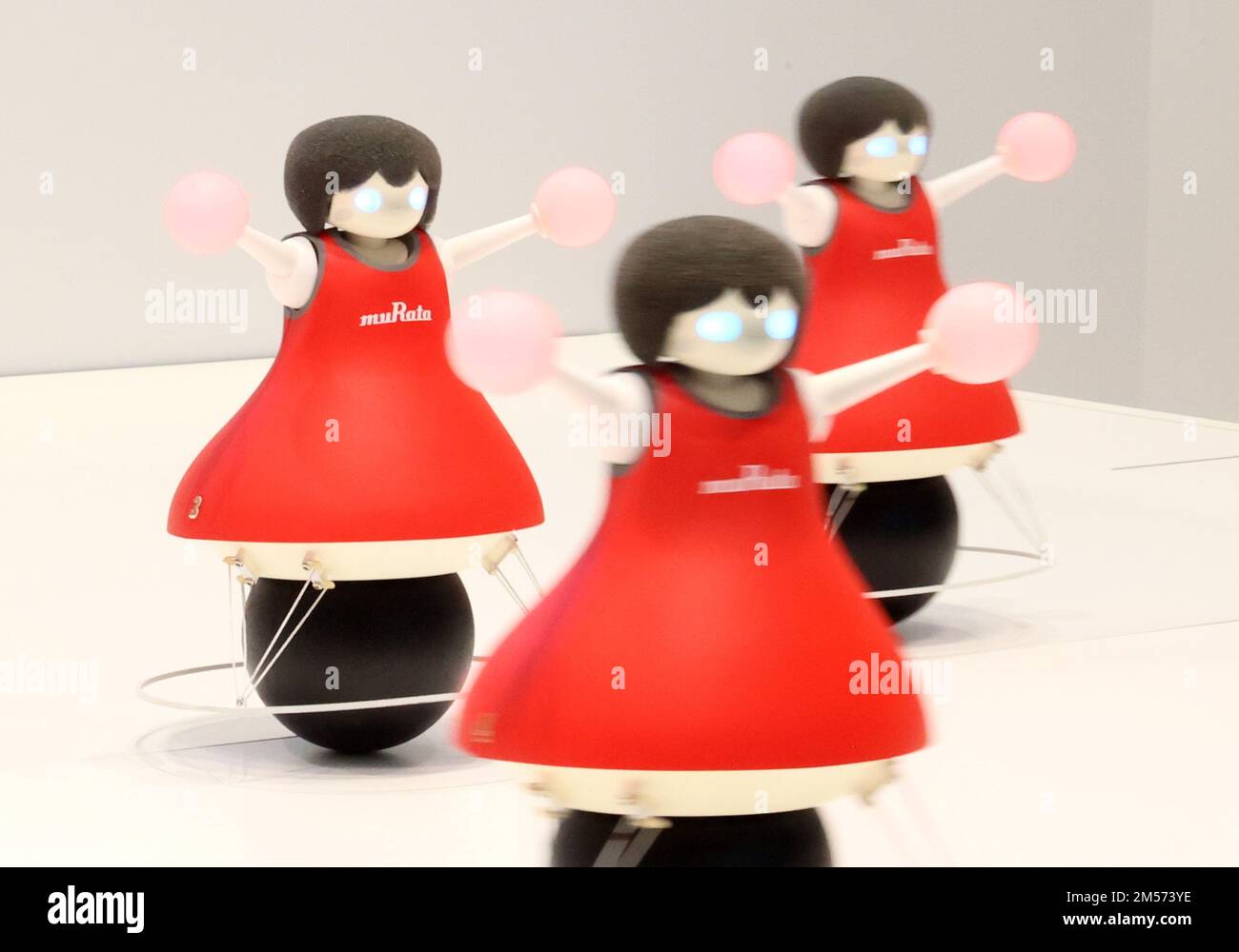Yokohama, Japan. 26th Dec, 2022. Cheerleading robots of Japanese ...