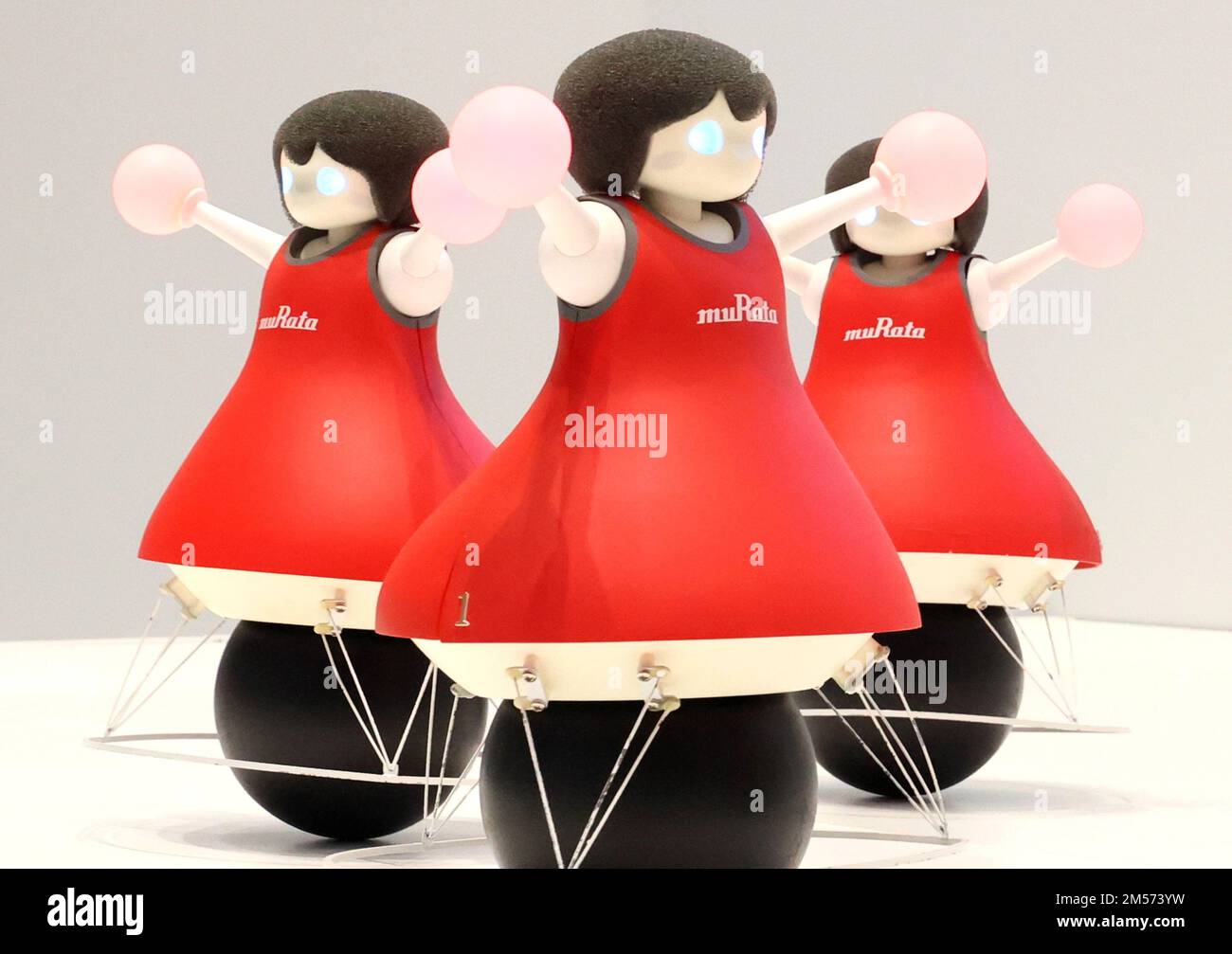 Yokohama, Japan. 26th Dec, 2022. Cheerleading robots of Japanese ...