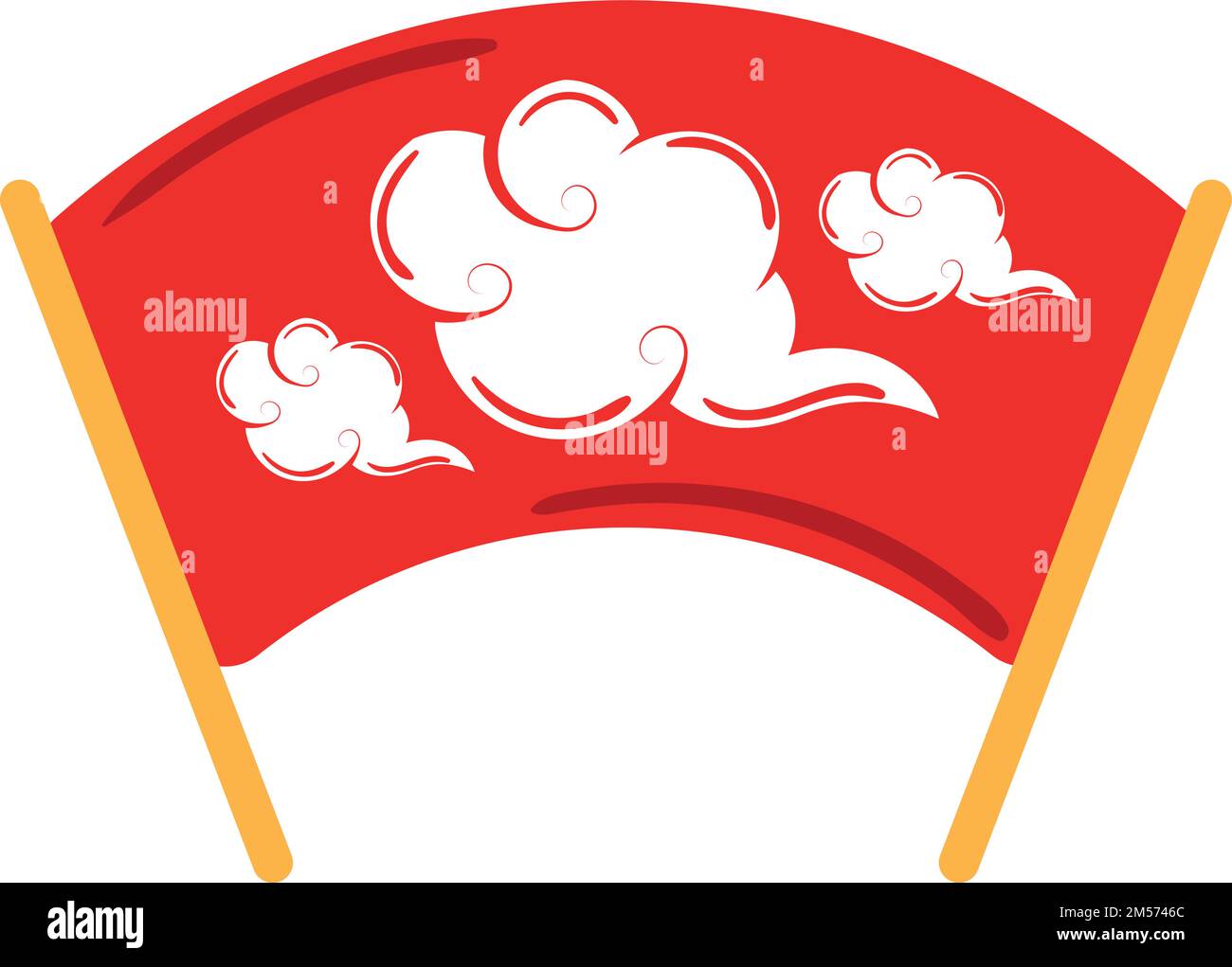 chinese clouds in placard Stock Vector Image & Art - Alamy