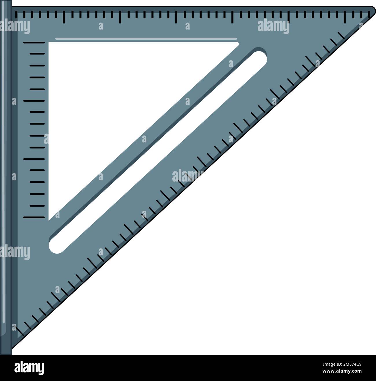 home ruler builder cartoon vector illustration Stock Vector Image & Art ...