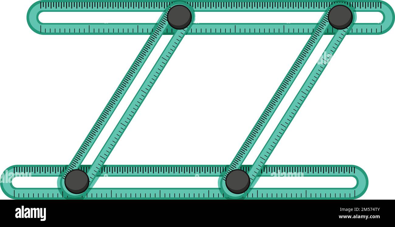 architect ruler builder cartoon vector illustration Stock Vector Image ...