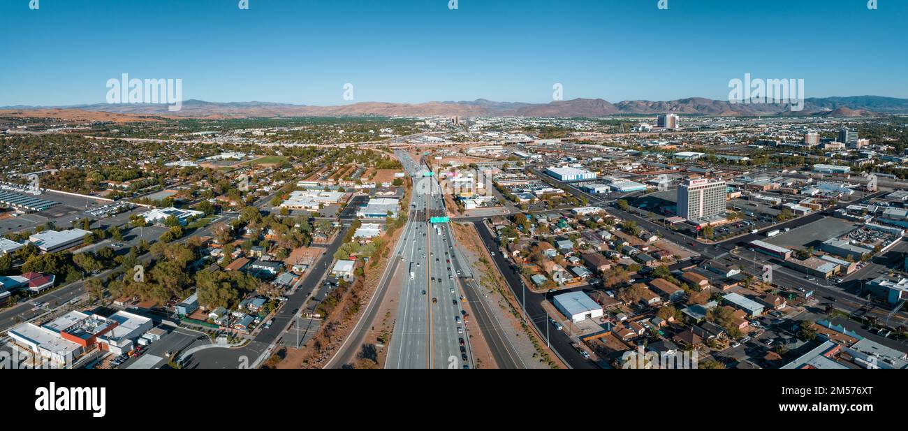 Aerial view of the Highway 183 and Mopac Expressway Interstate Highway ...
