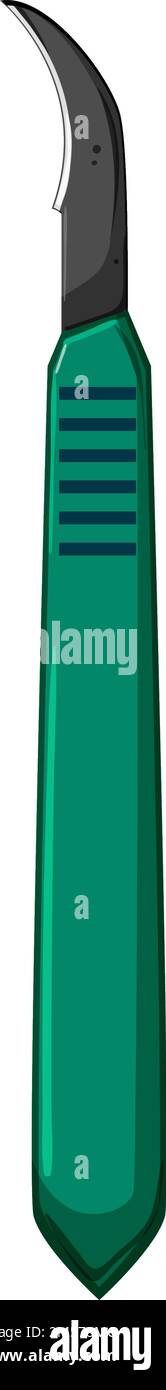 medical scalpel surgery cartoon vector illustration Stock Vector Image ...