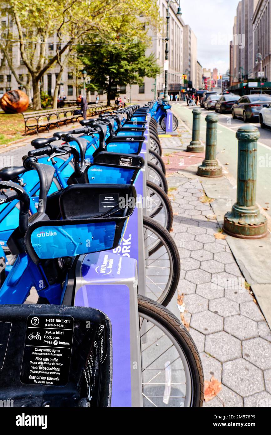 New york city bike cycle hi-res stock photography and images - Alamy