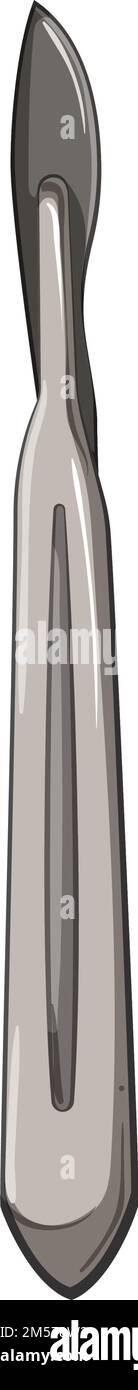 knife scalpel surgery cartoon vector illustration Stock Vector Image ...