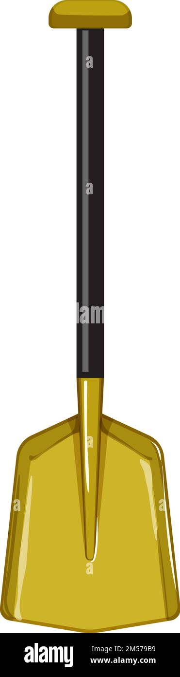 garden shovel tool cartoon vector illustration Stock Vector Image & Art ...