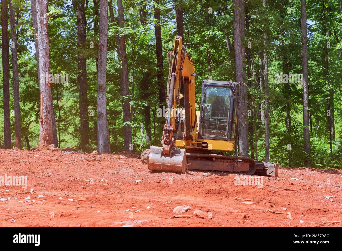 In construction zone an building site involves use of heavy ...