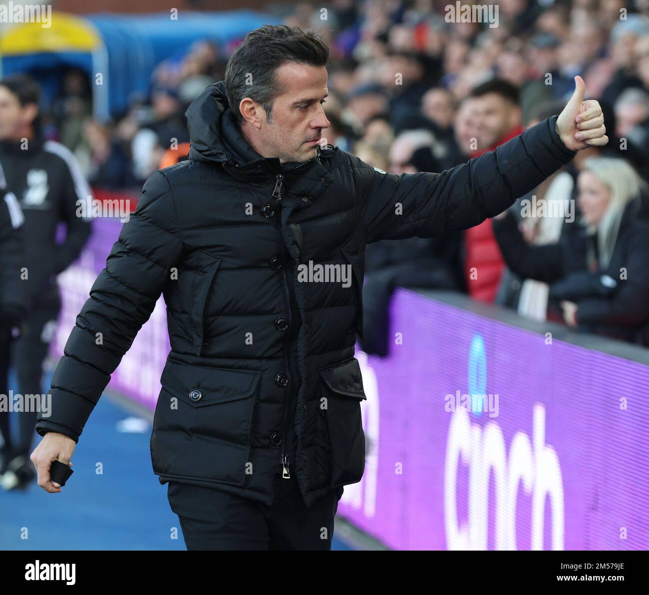 London ENGLAND - December 26: Fulham manager Marco Silva during English ...