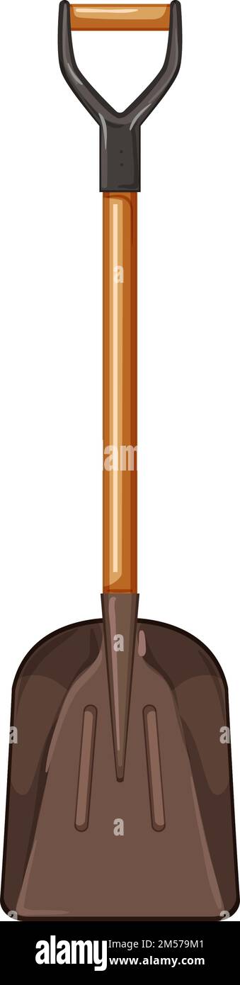 farm shovel tool cartoon vector illustration Stock Vector Image & Art ...