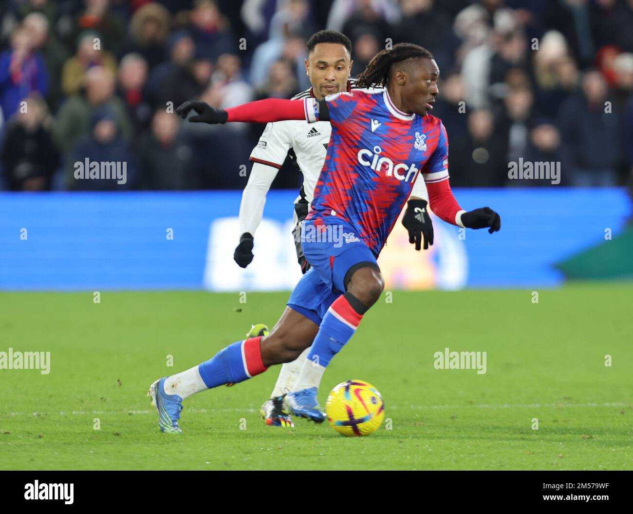 London ENGLAND - December 26: Crystal Palace's Eberechi Eze during ...