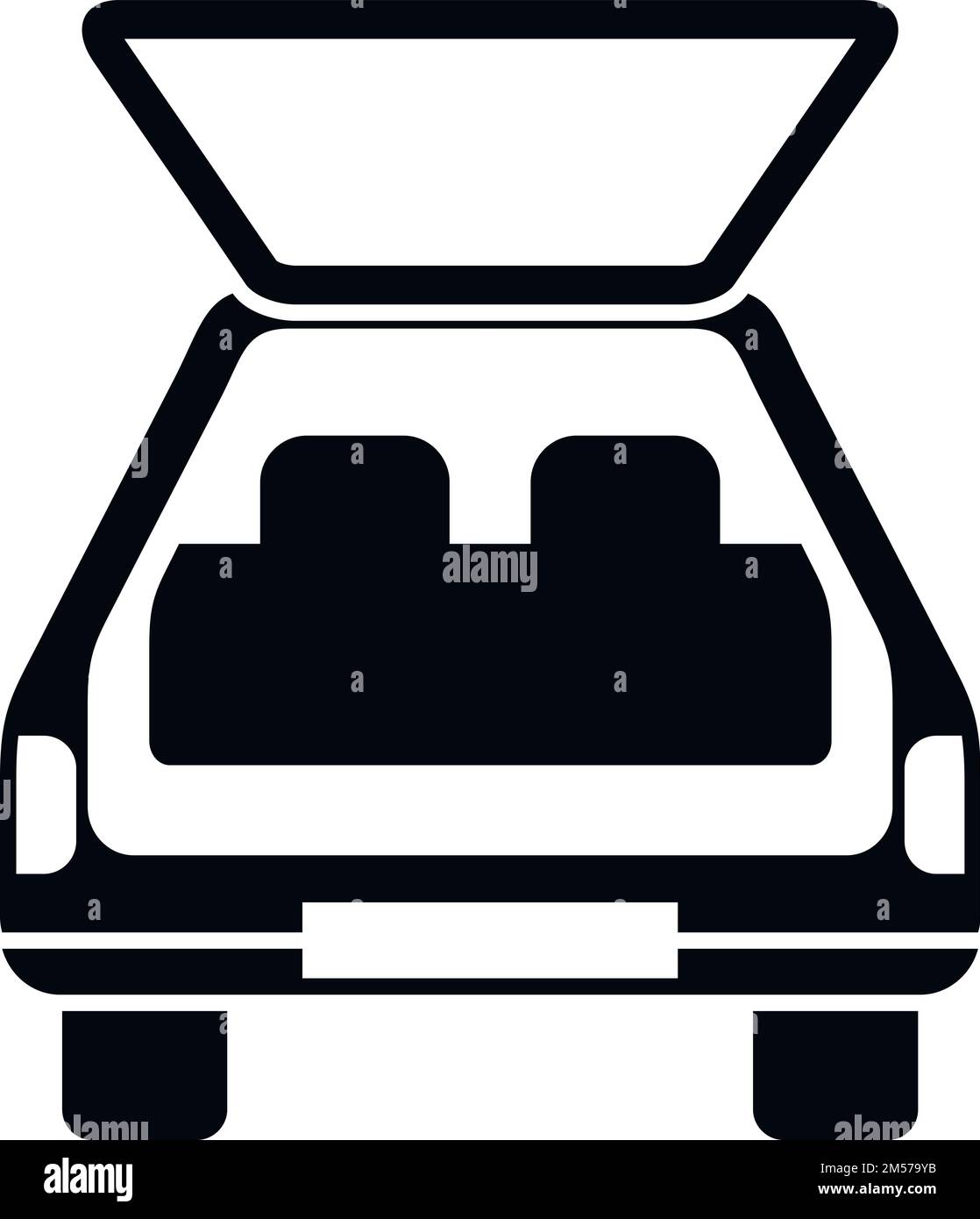 Car With Open Trunk Clipart Stock Vector Images Alamy