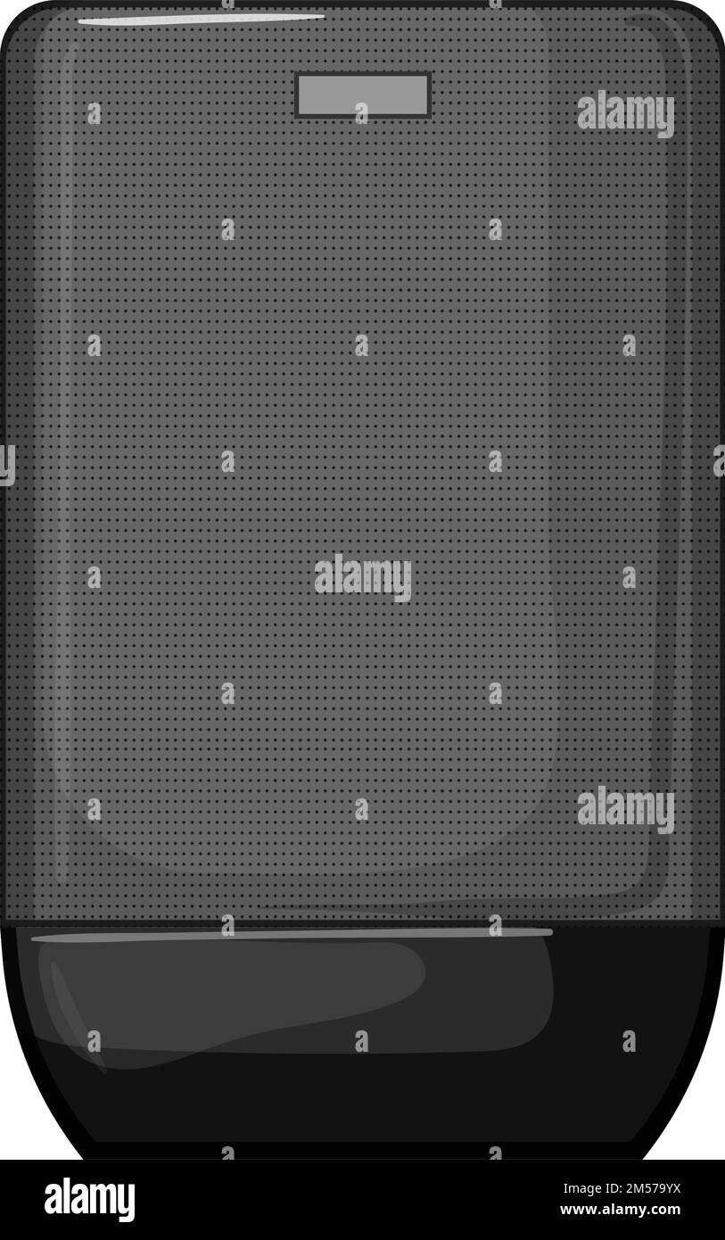 voice smart speaker cartoon vector illustration Stock Vector Image ...