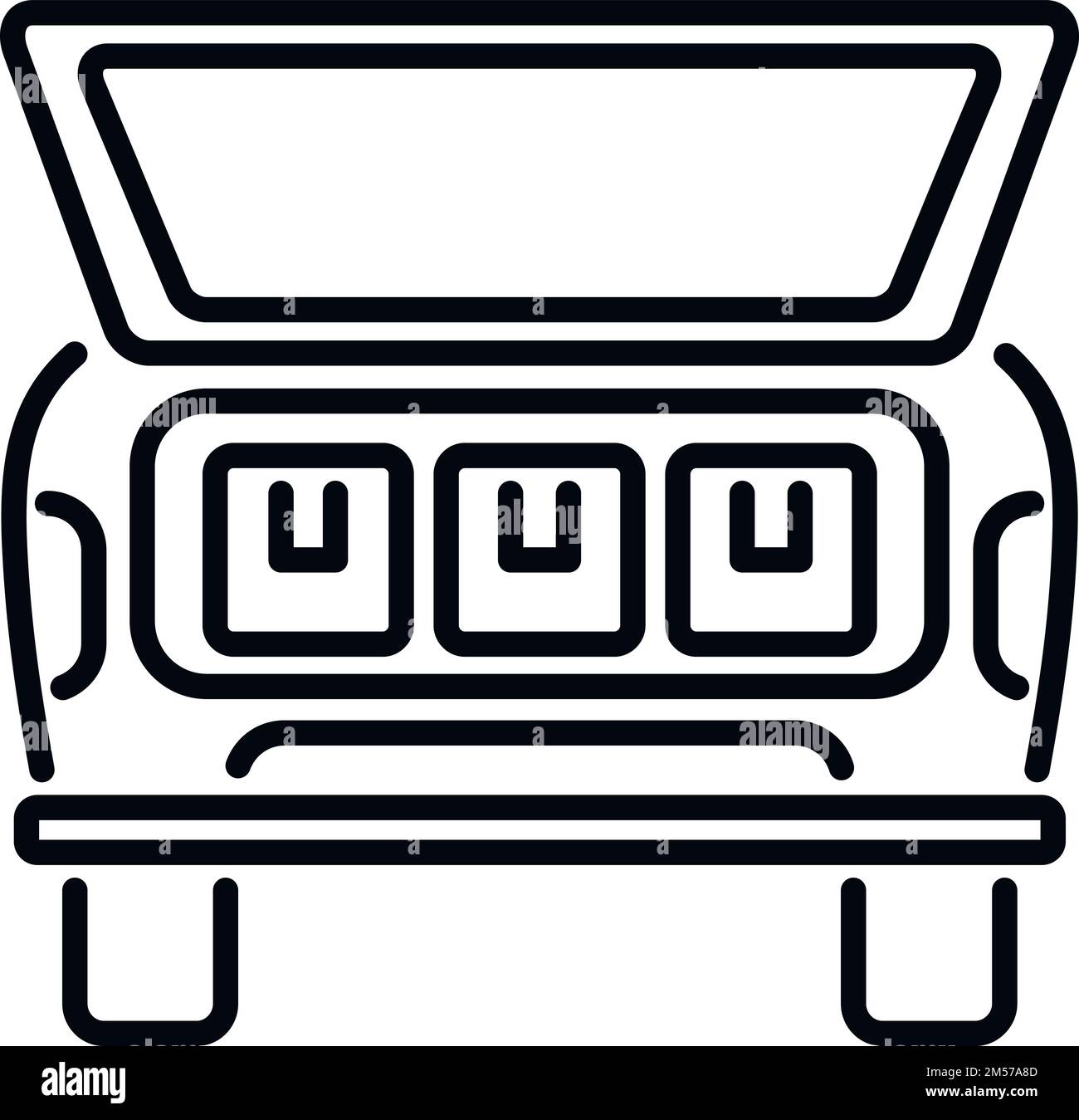 Car trunk bag Black and White Stock Photos & Images - Alamy