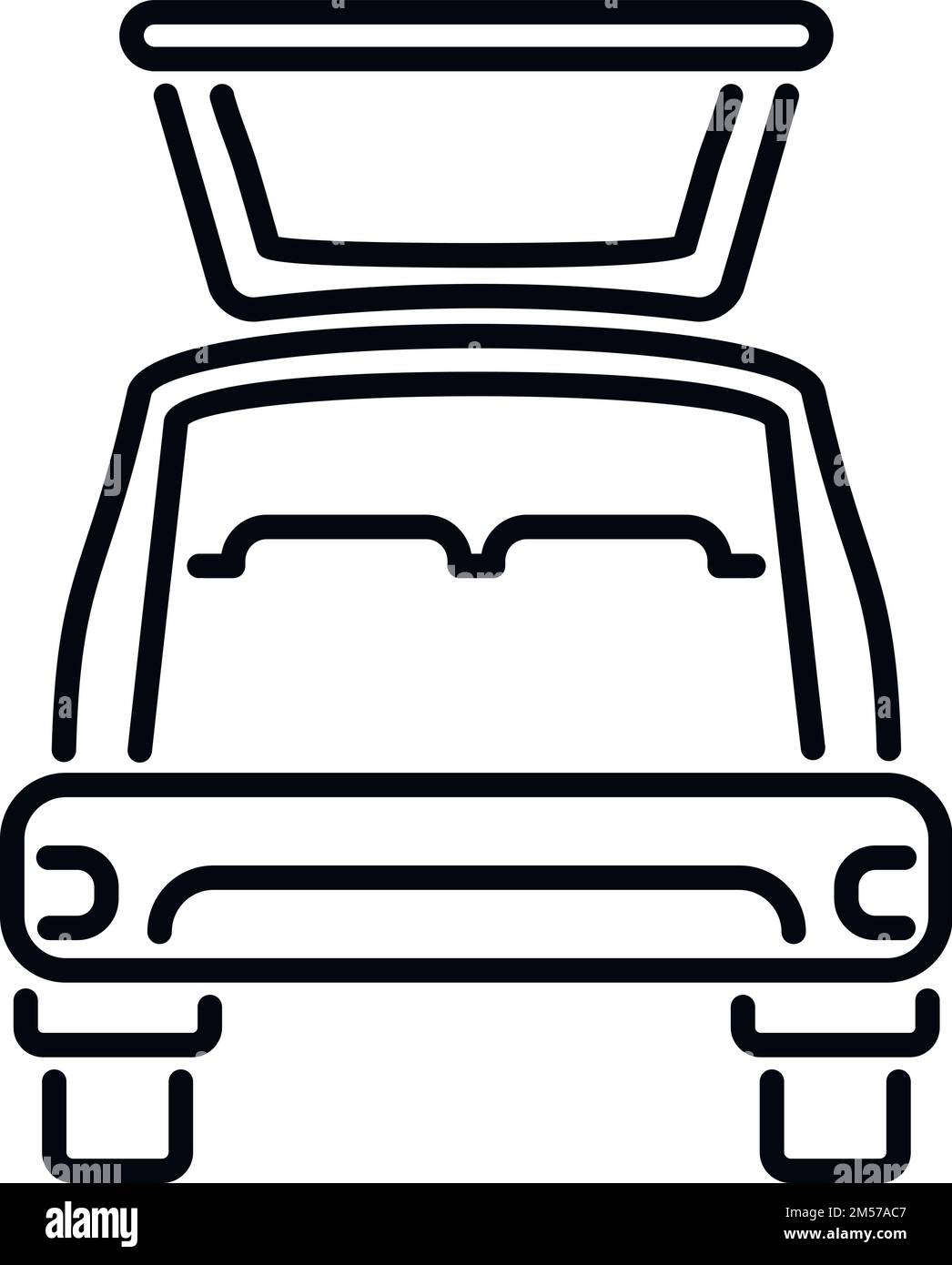 Bag car trunk icon Cut Out Stock Images & Pictures - Alamy