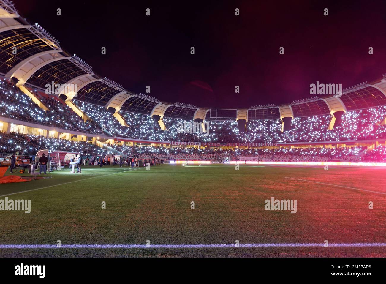 San Nicola stadium, Bari, Italy, December 26, 2022, SSC Bari Supporters ...