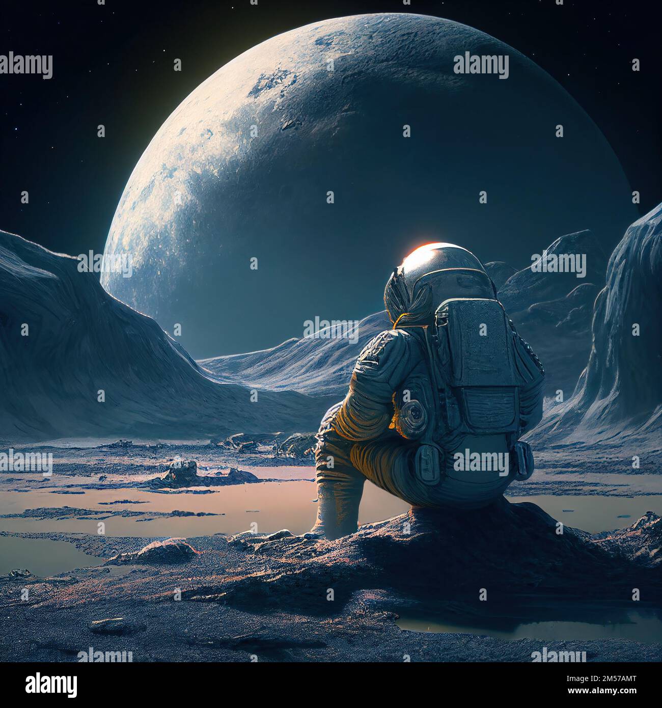 Astronaut man hi-res stock photography and images - Alamy