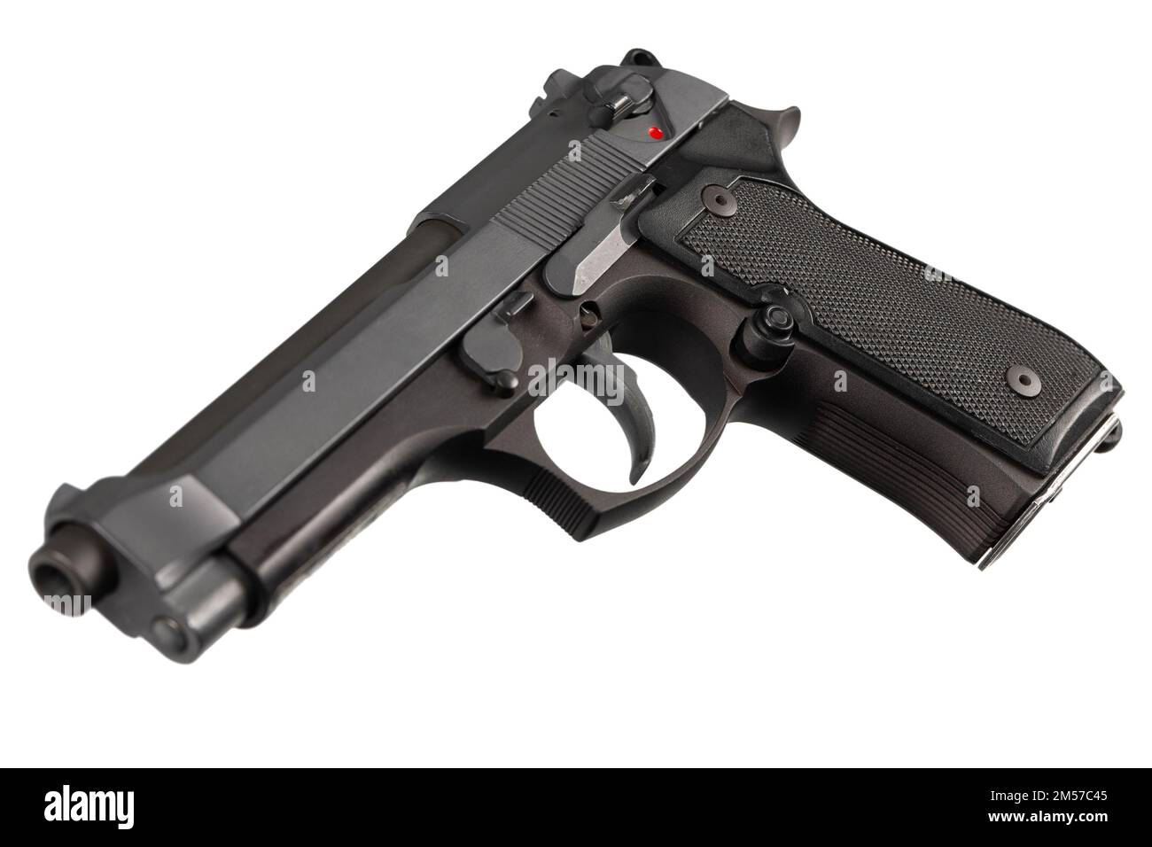 US Army handgun pistol isolated on a white background Stock Photo - Alamy