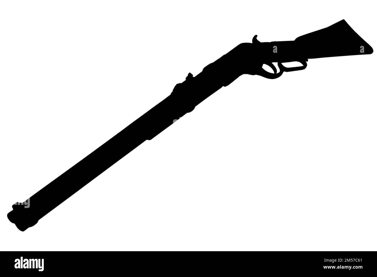 Old west period .44-40 Winchester lever-action repeating rifle M1866 ...