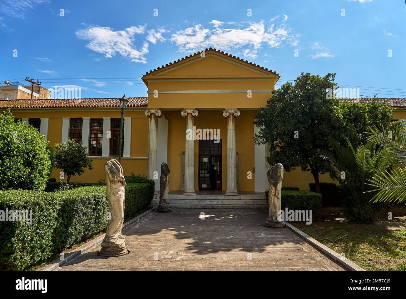 Exterior view of the Archaeological Museum of Sparta located in Sparta ...